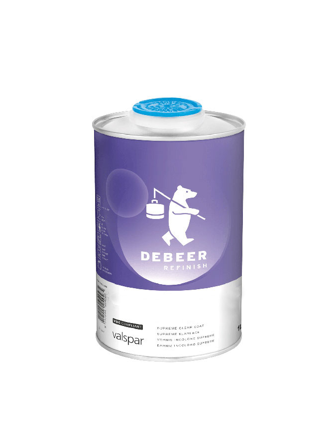 DeBeer 8-407 HS Low Gloss Clear Coat - 1L | Linkup Online