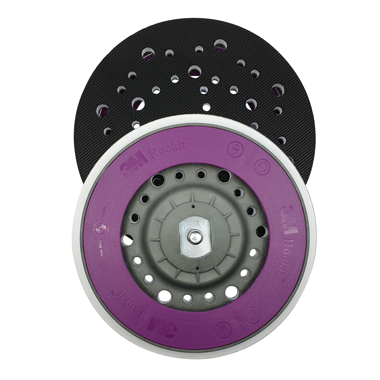 3M™ Hookit™ 50542 Multihole Back-up Pad 150mm M8 STD | Linkup Online