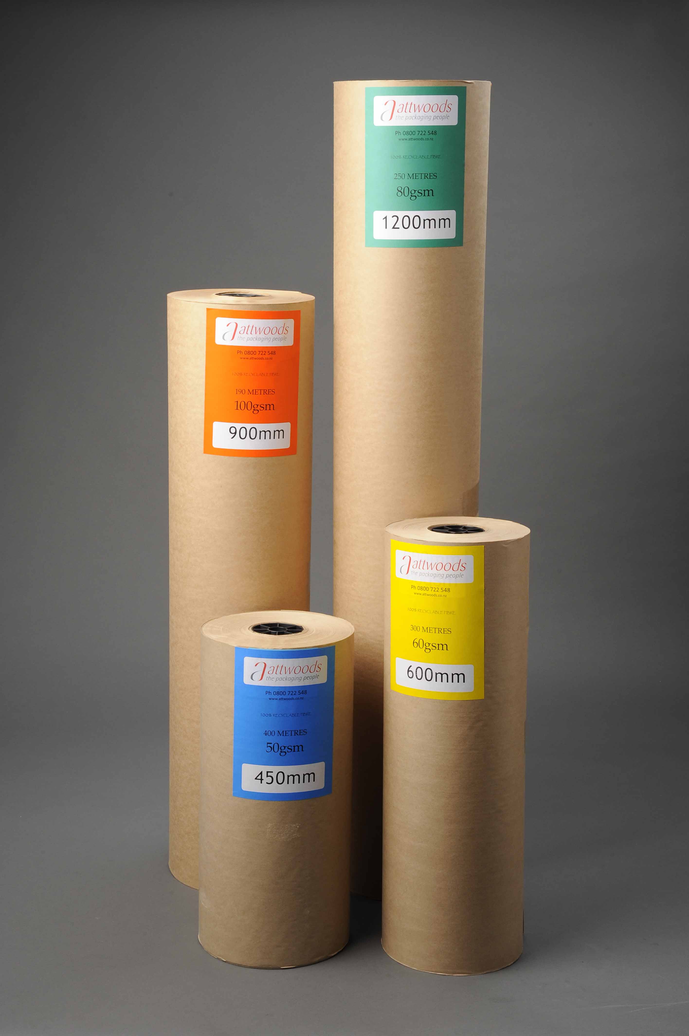 Auto Kraft Masking Paper Roll: 900mm x 60gsm x 300M - Roll | Linkup Online