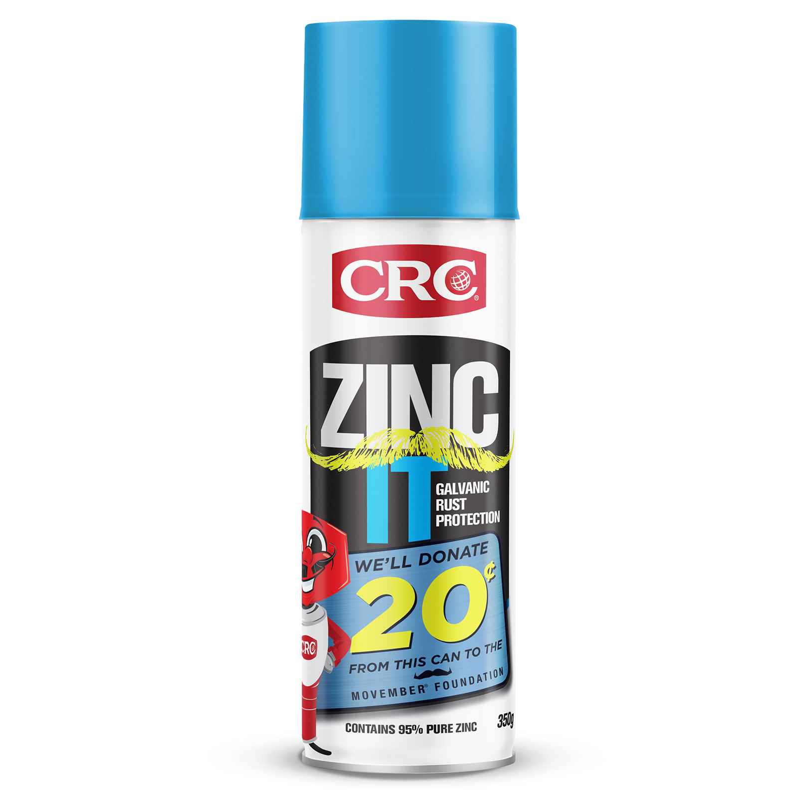 CRC Zinc IT Galvanic Rust Protection - Aerosol 350g | Linkup Online